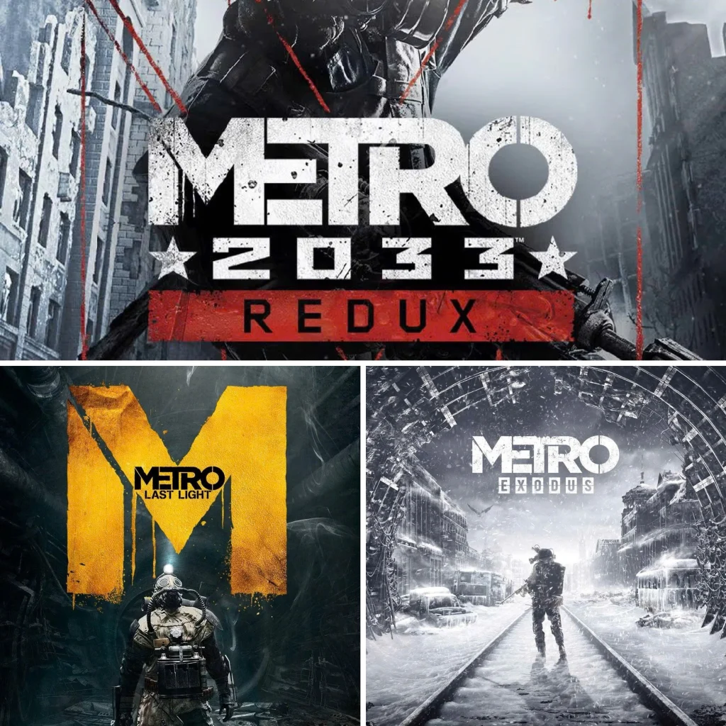 Metro Last Light Complete Edition + Metro Exodus + Metro 2033 Redux ...